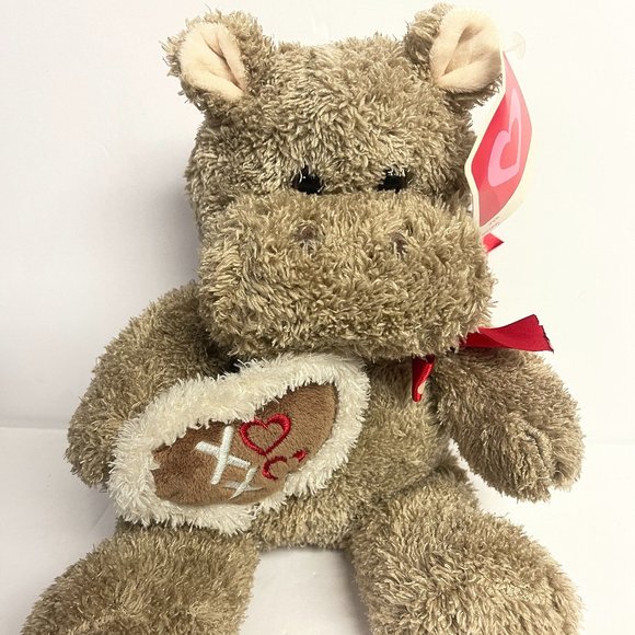 Dan Dee | Toys | Dan Dee Brown Hippo 3 Heart Plush Collectors Choice ...